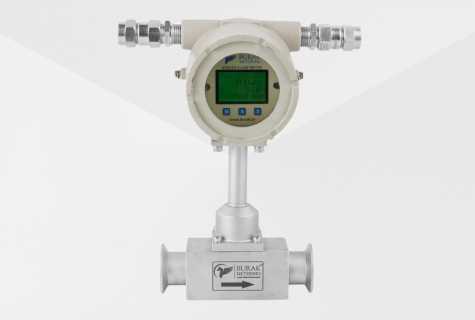 BX-6000-E Vortex Flow Meter with Tri Clover Connection - Burak